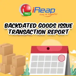How to View Backdated Goods Issue Transaction Report at iREAP POS PRO ...