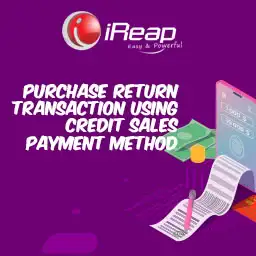 How to create sales return with payment method credit sales