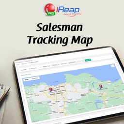 Salesman Tracking Maps di iREAP POS PRO